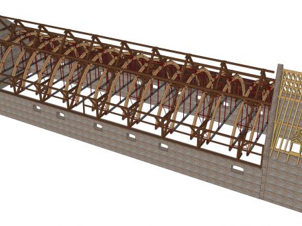 Preussische Kappendecke für Baudenkmal Gut Freiham - Gewölbekeller